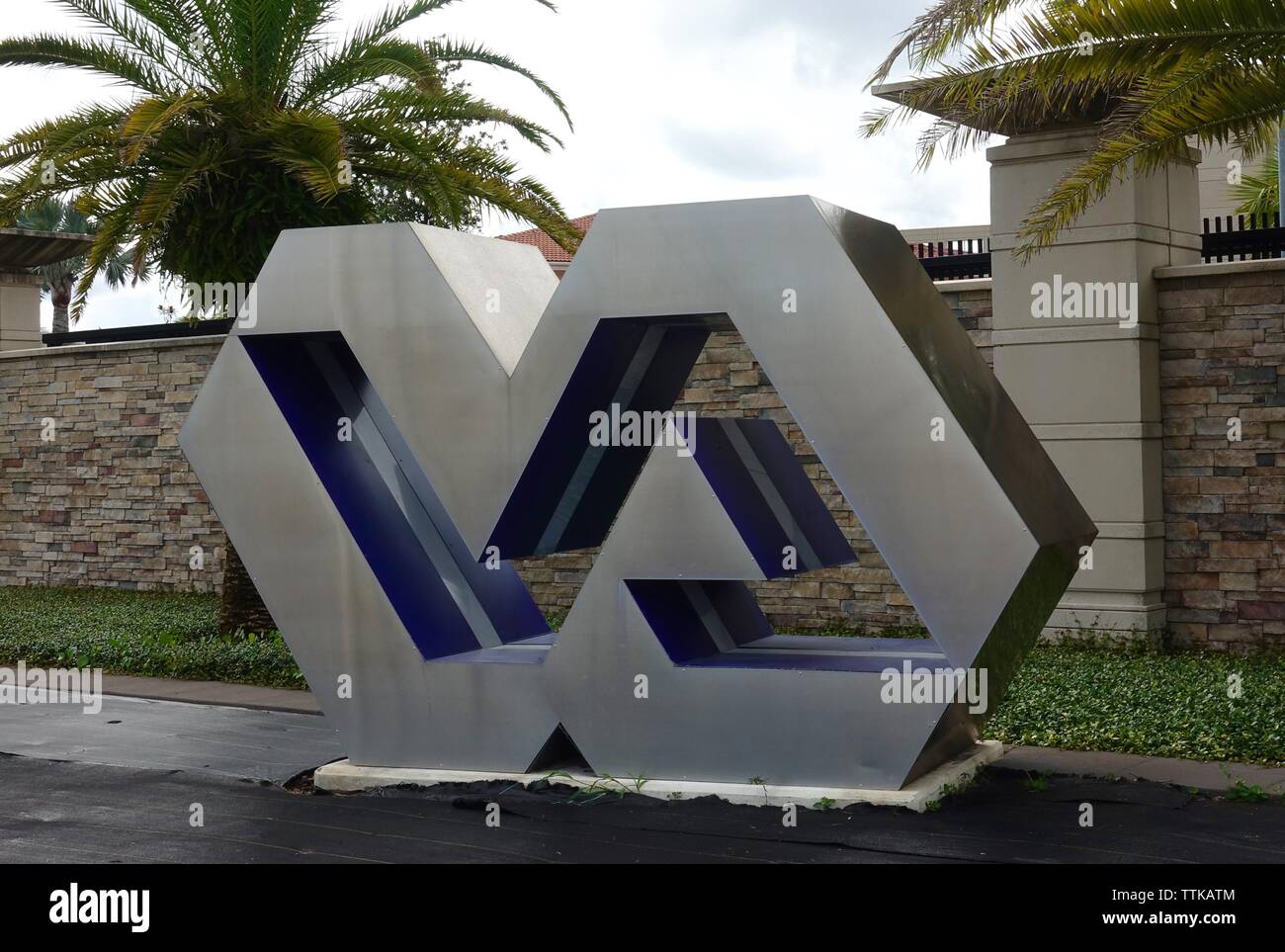 Orlando, FL/USA-6/16/19: The Orlando VA Medical Center sign. Veterans ...