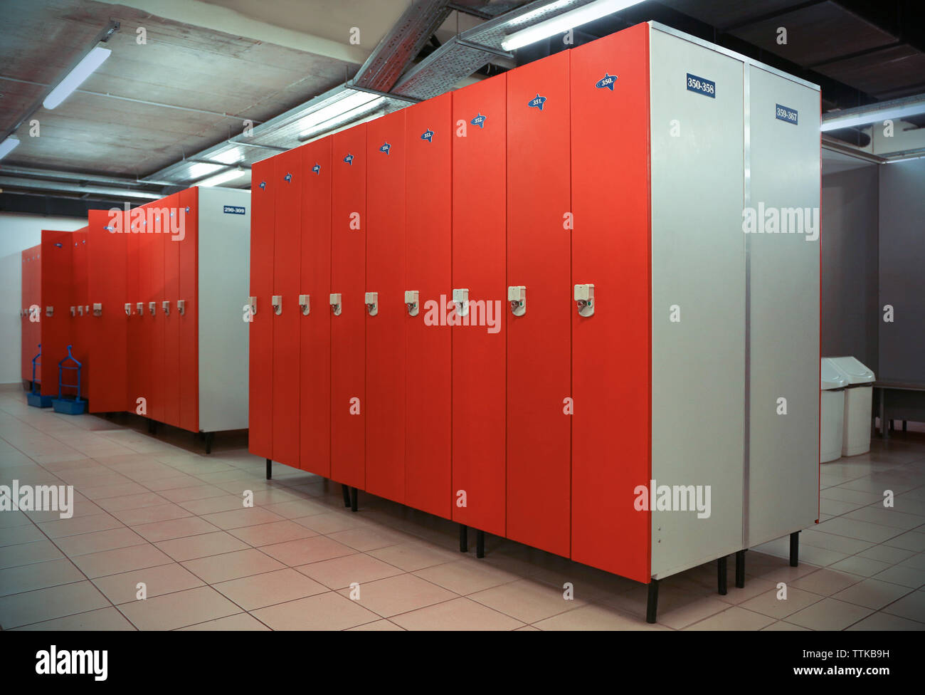 Sports equipment closet hi-res stock photography and images - Alamy