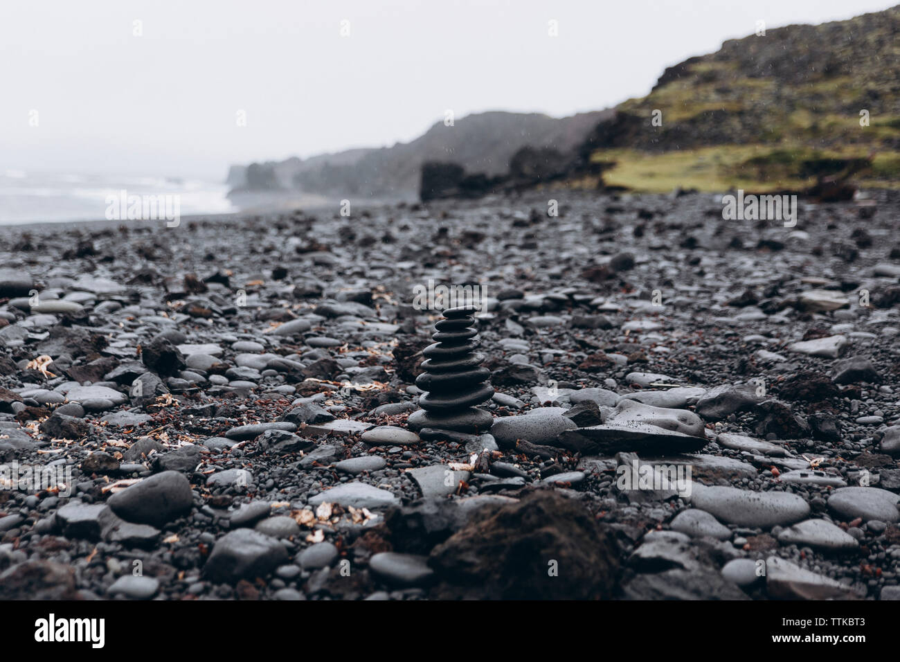 Stack of beach pebbles hi-res stock photography and images - Alamy