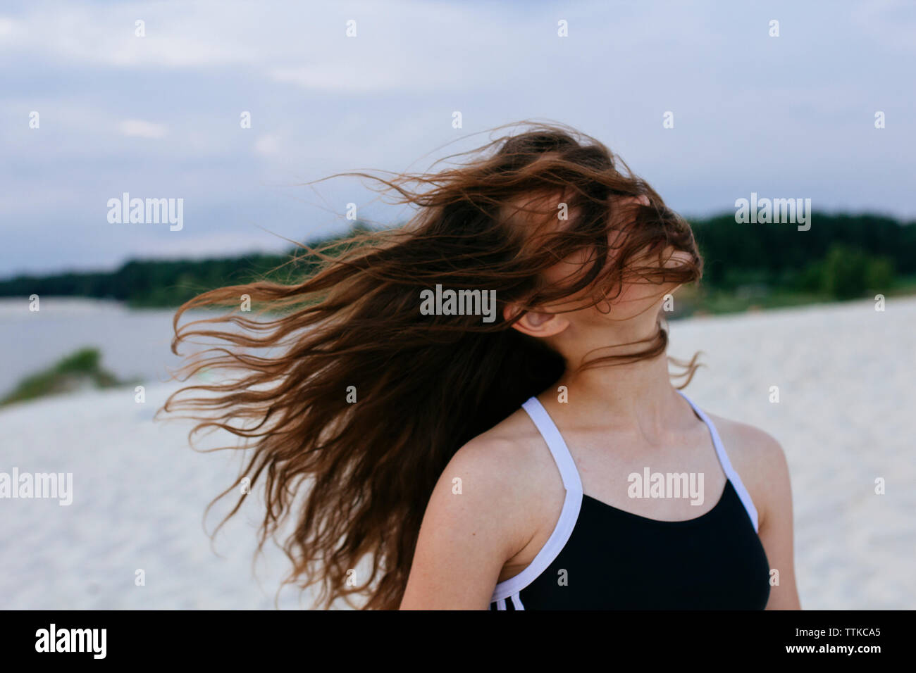Wind on face hi-res stock photography and images - Alamy