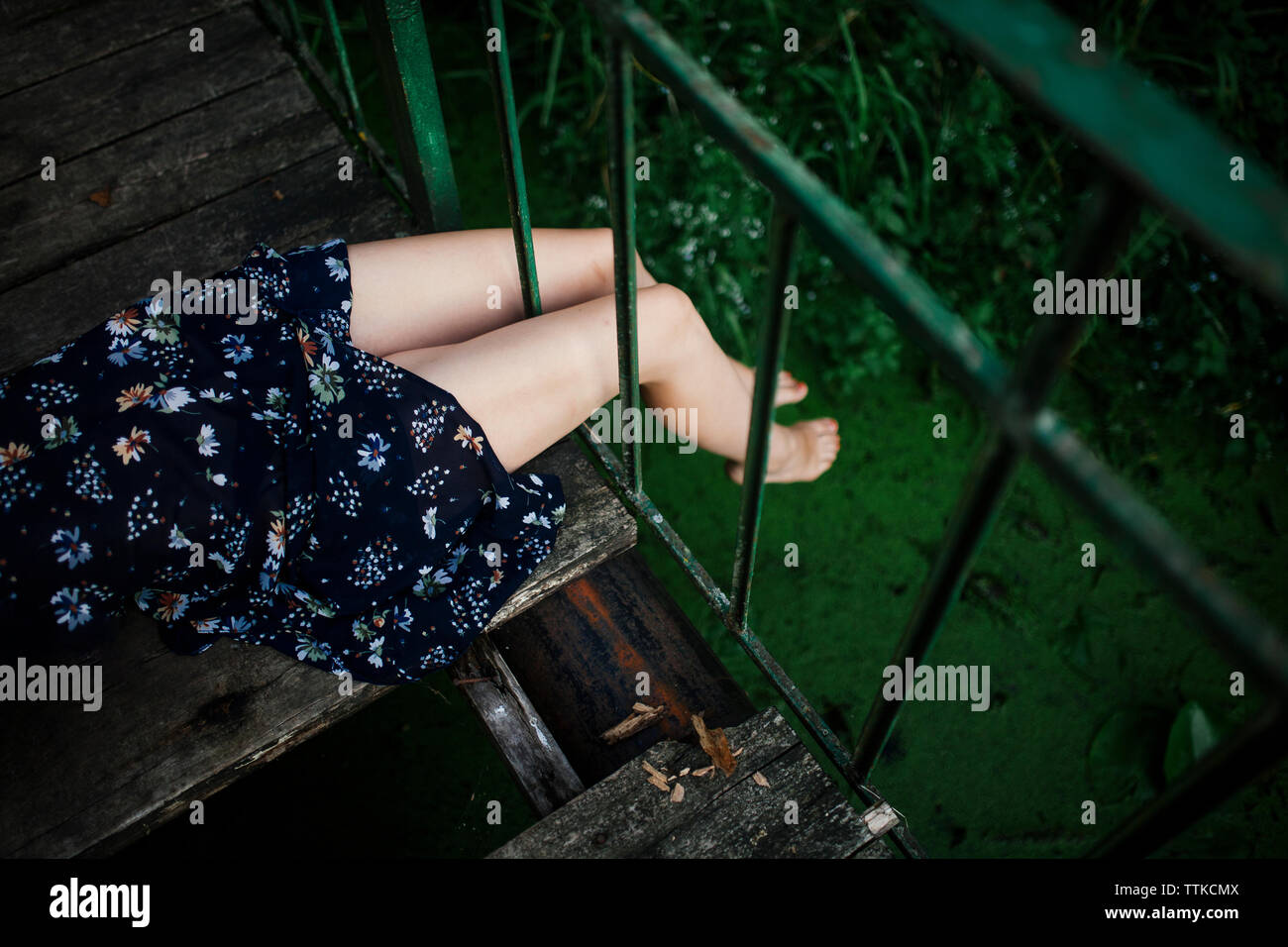 Hang legs hi-res stock photography and images - Alamy