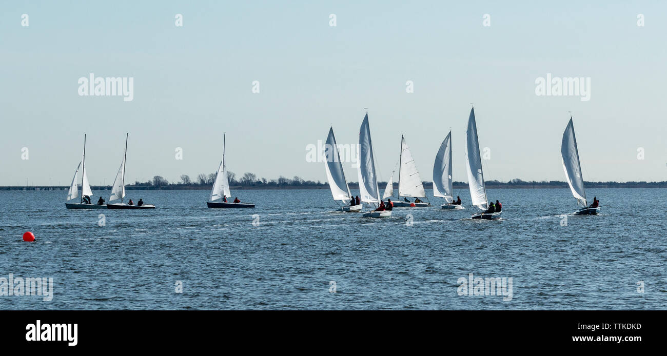 Sailing boat race buoy hi-res stock photography and images - Alamy