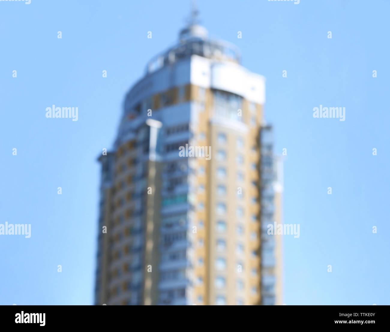 Modern buildings on sky background Stock Photo - Alamy