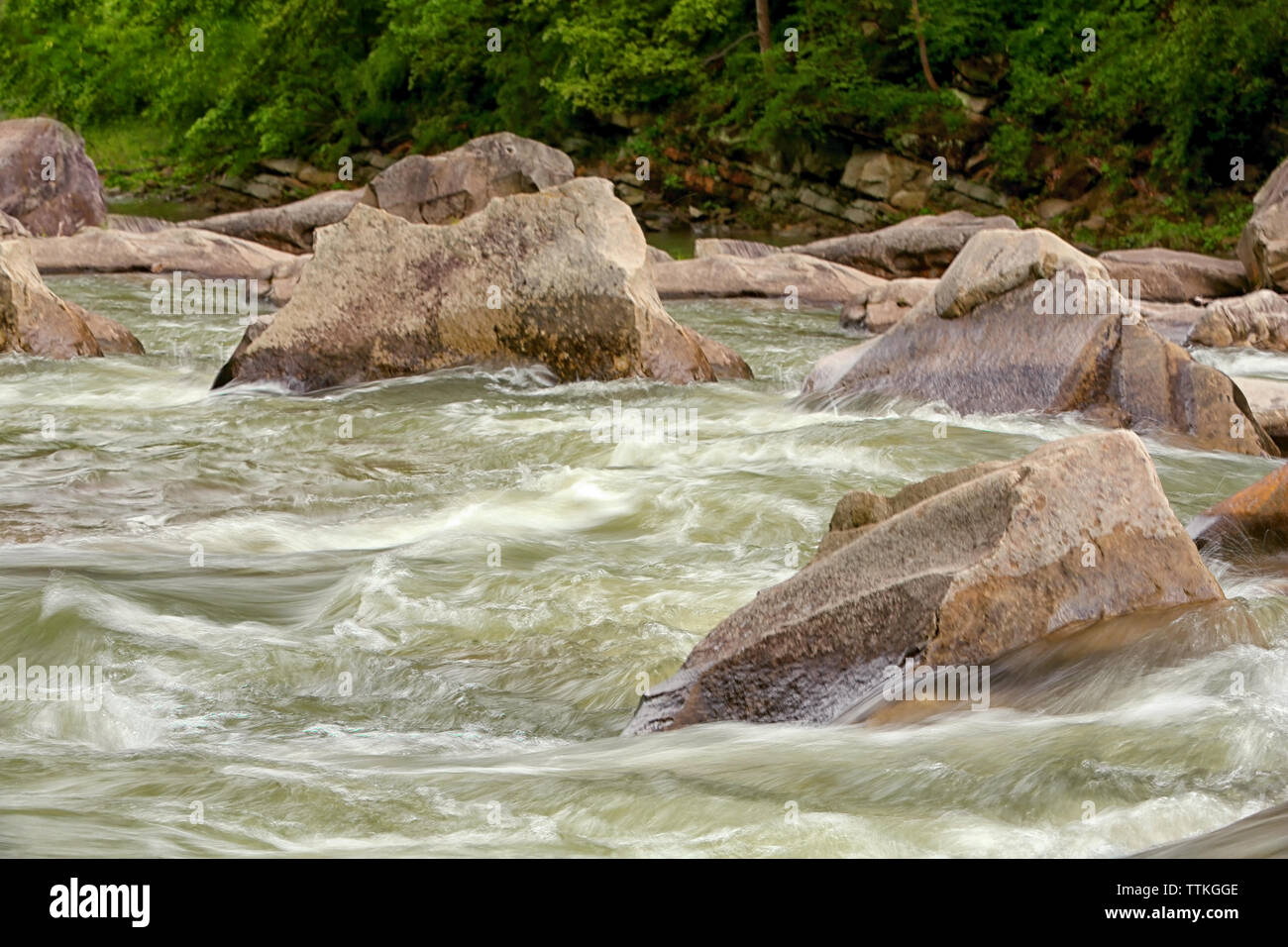 Magnificent mountain river, close up Stock Photo - Alamy