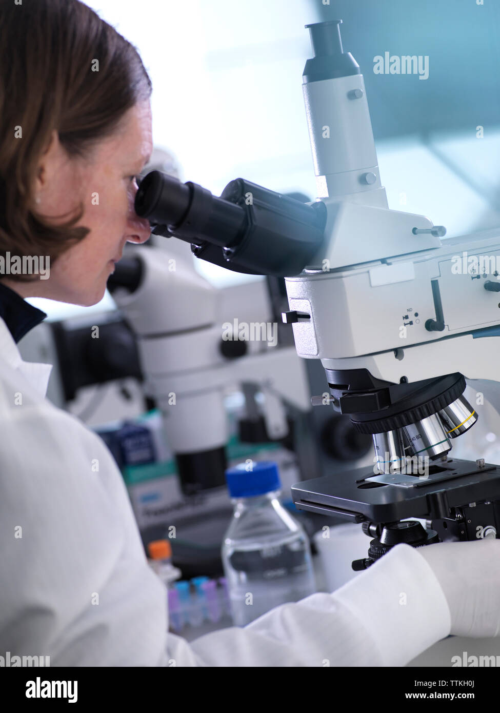 Blood slide laboratory hi-res stock photography and images - Alamy