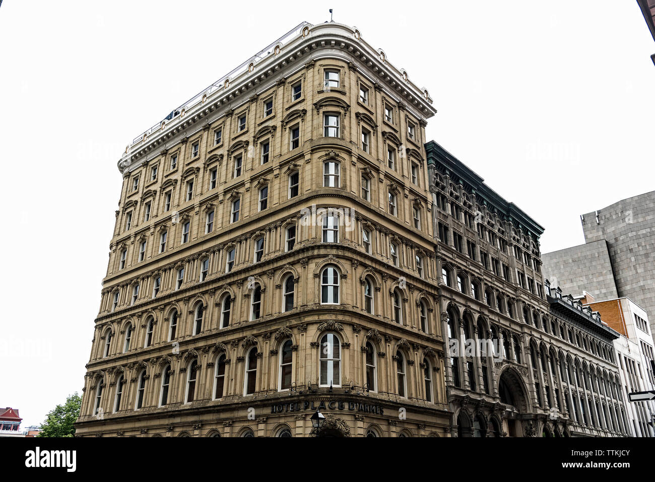 Old Montreal Buildings Stock Photo - Alamy