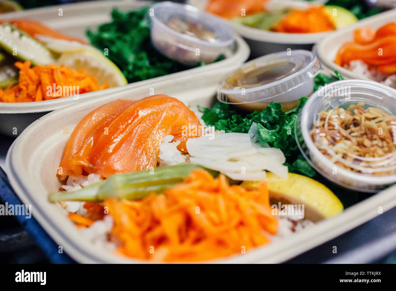 Food served in plates table food hi-res stock photography and images ...