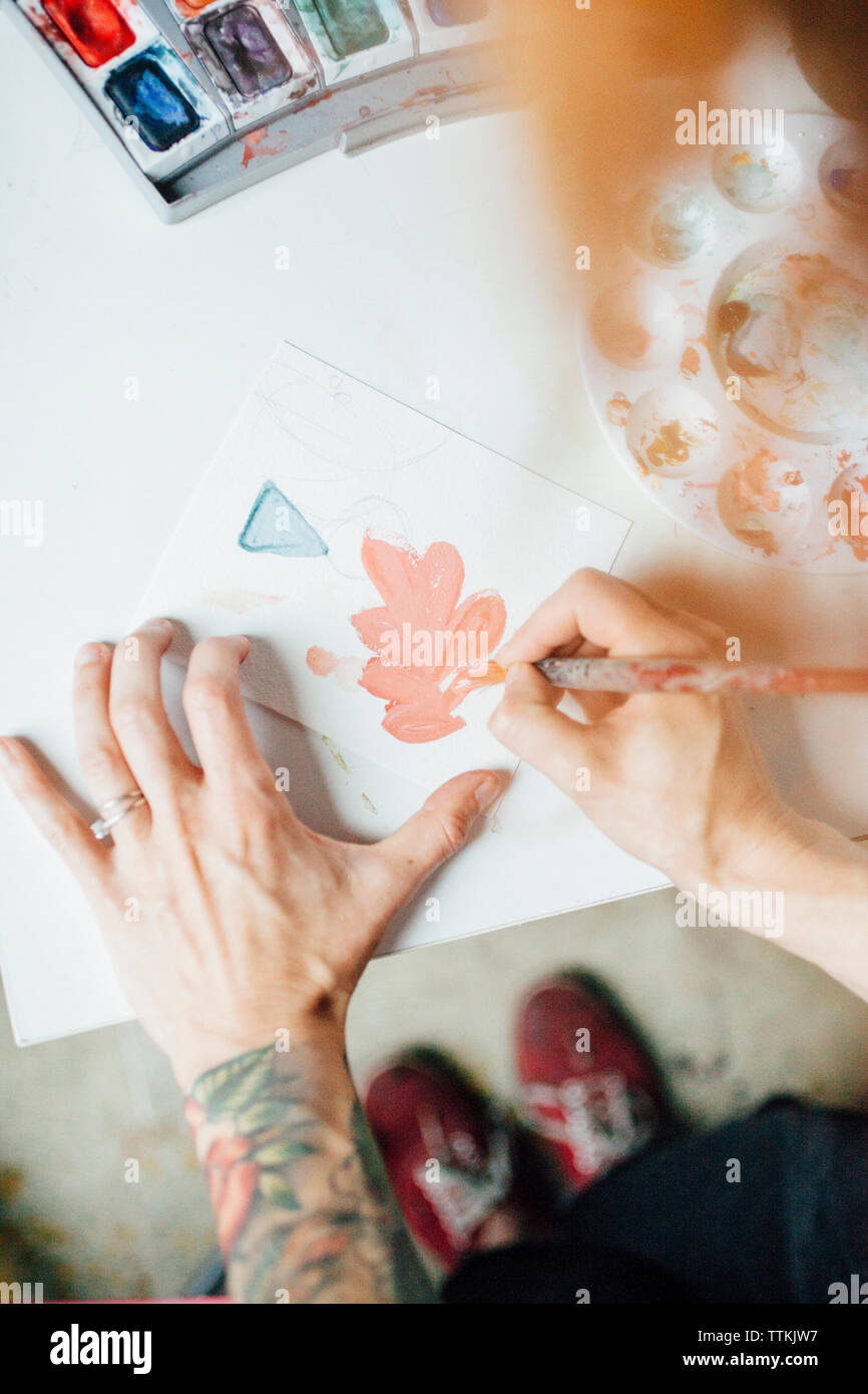 Painting section hi-res stock photography and images - Alamy