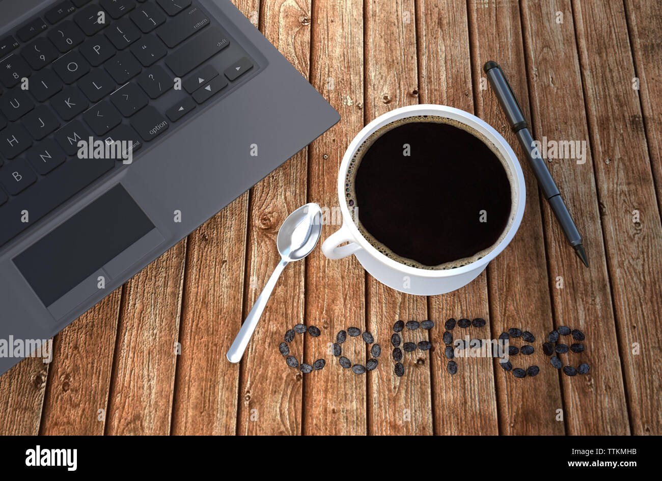 3d coffee texture hi-res stock photography and images - Alamy
