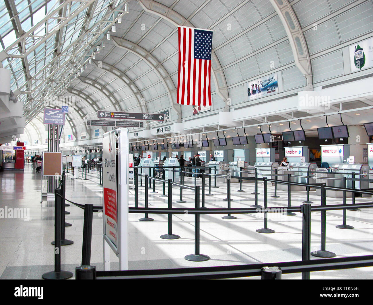 Toronto pearson international airport departures hi-res stock ...