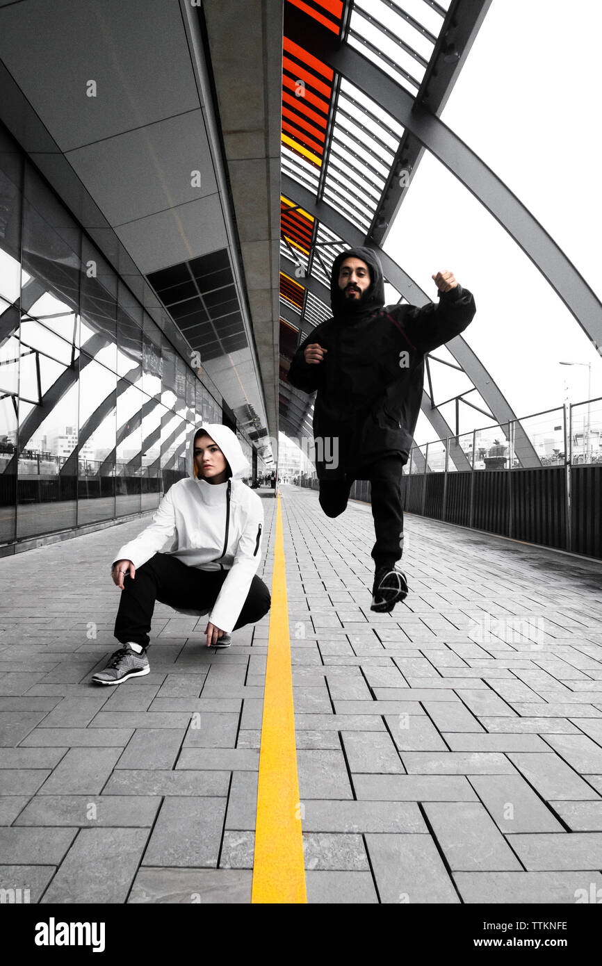 Posing bridge hi-res stock photography and images - Alamy