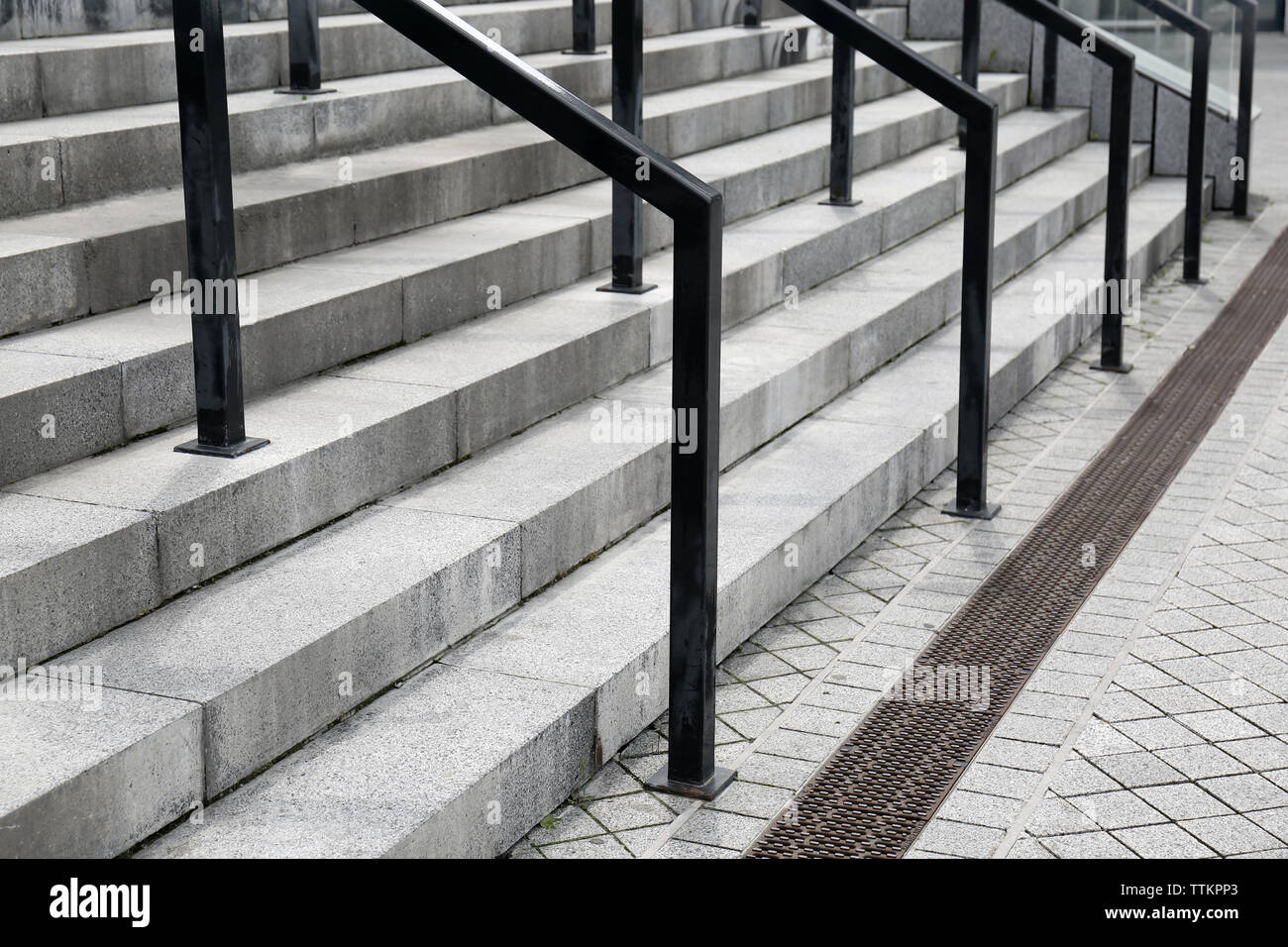 Modern staircases on street Stock Photo - Alamy
