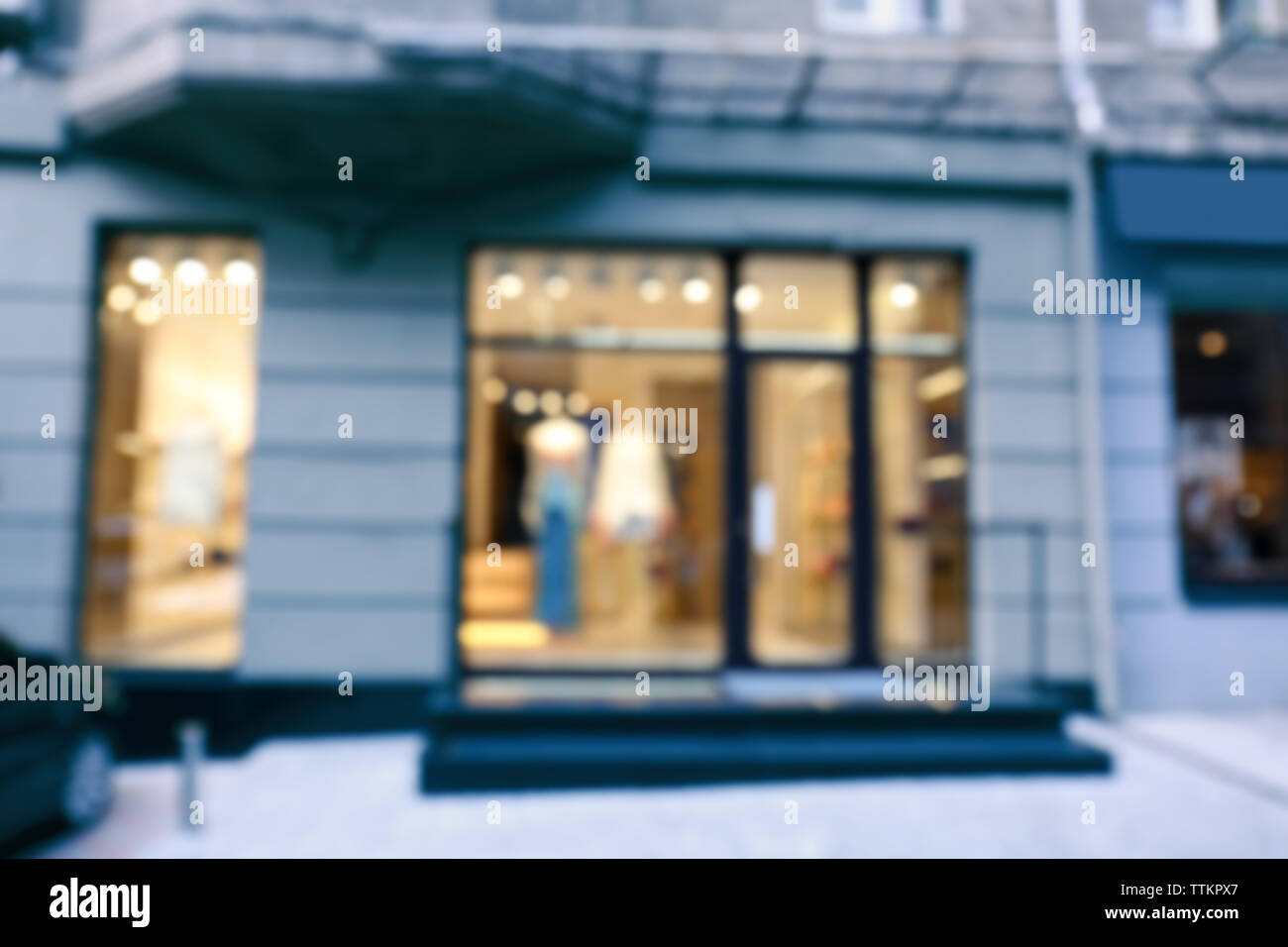 View of fashion store Stock Photo - Alamy