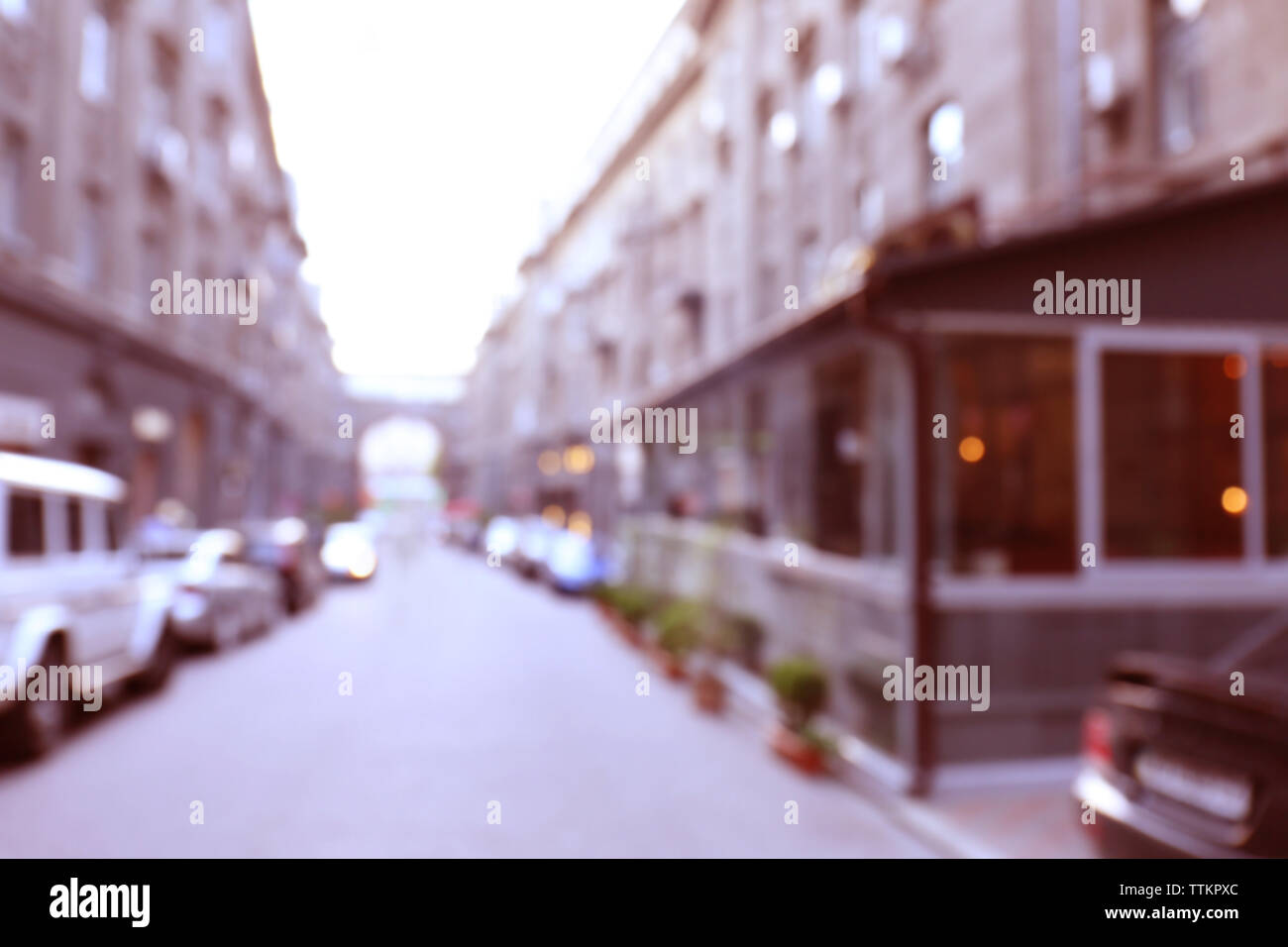 Blurred city street Stock Photo - Alamy