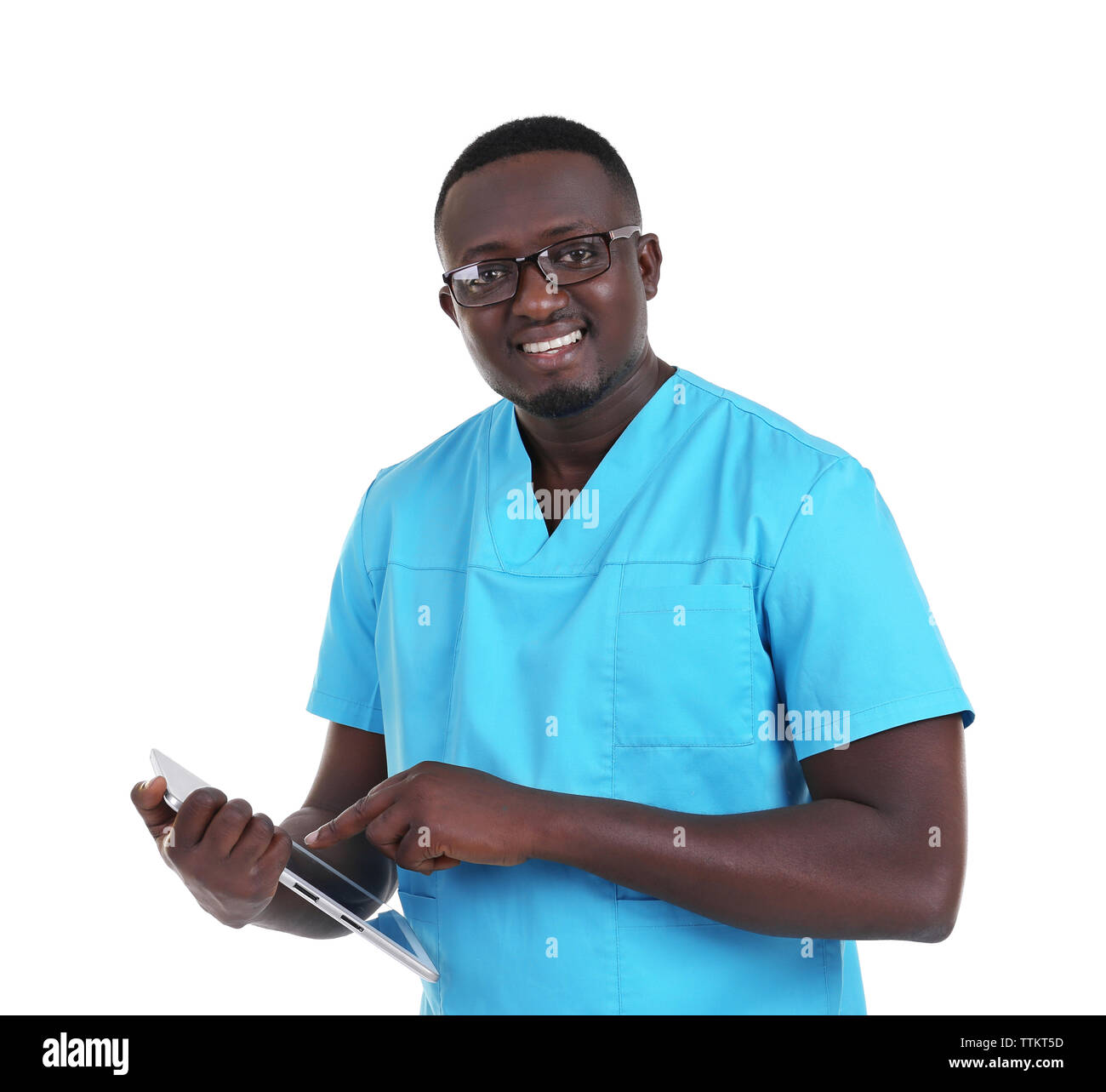 African doctor hi-res stock photography and images - Alamy