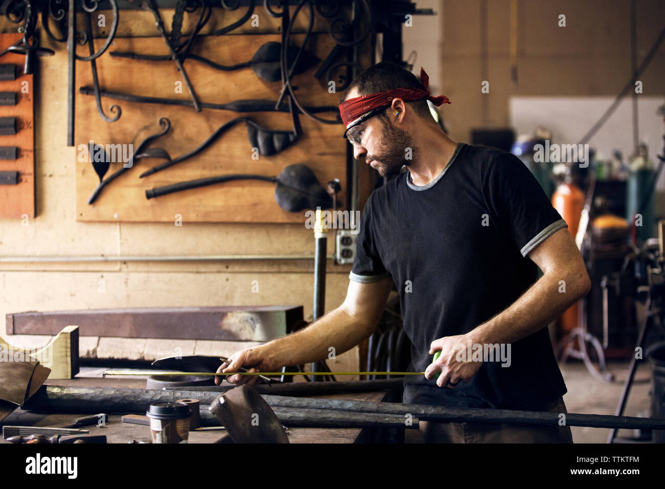 Iron measuring rod hi-res stock photography and images - Alamy