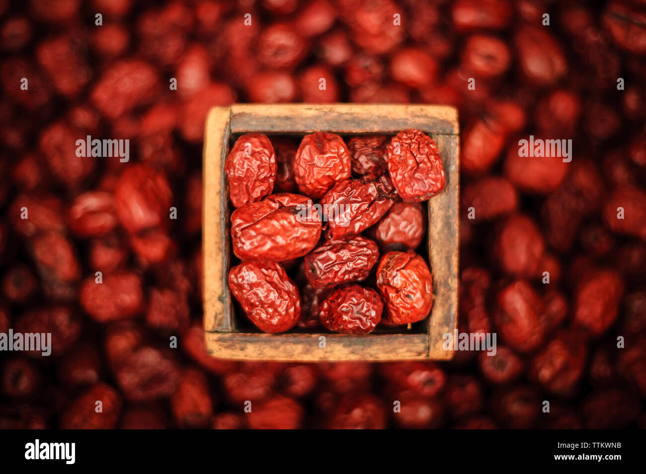 Overhead view dried fruits hi-res stock photography and images - Alamy