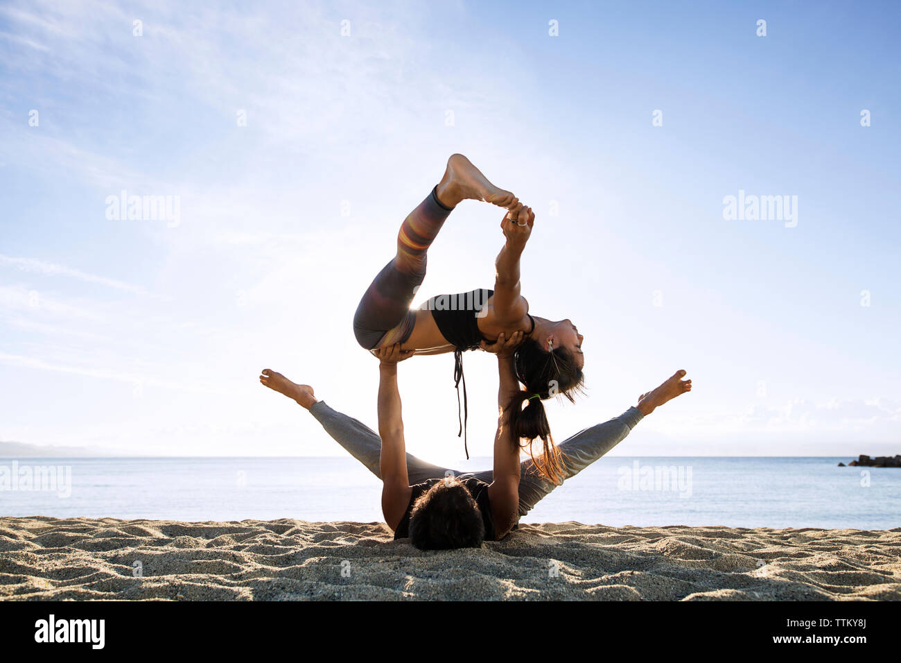 Couple touching legs hi-res stock photography and images - Alamy