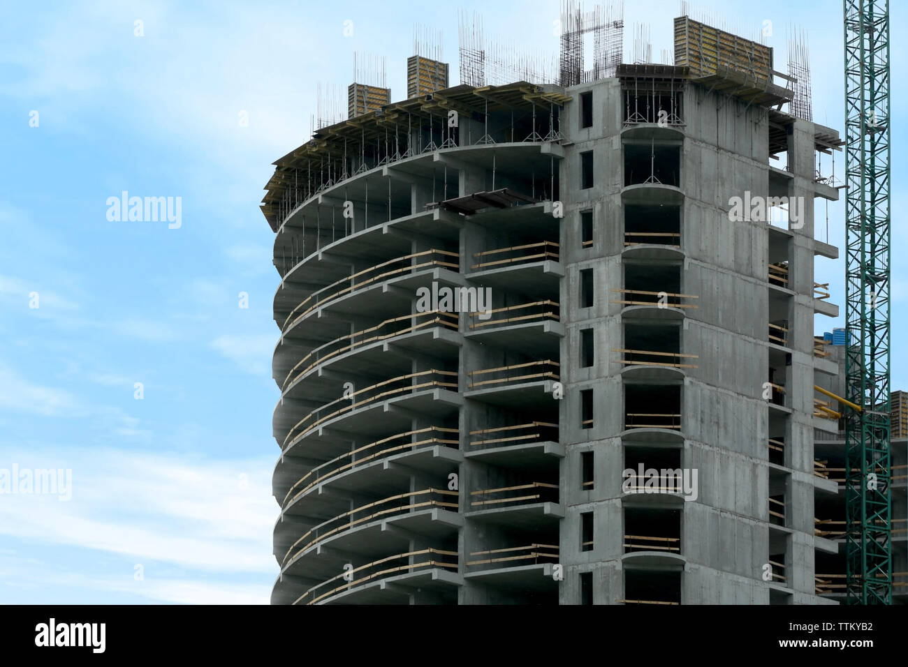 Construction of new building Stock Photo - Alamy