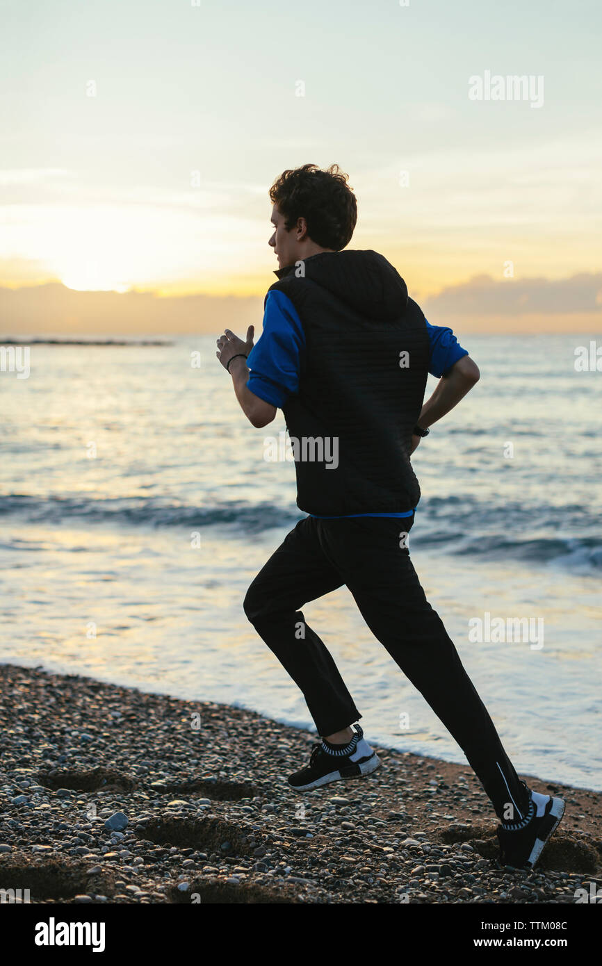 Boy jogging hi-res stock photography and images - Alamy