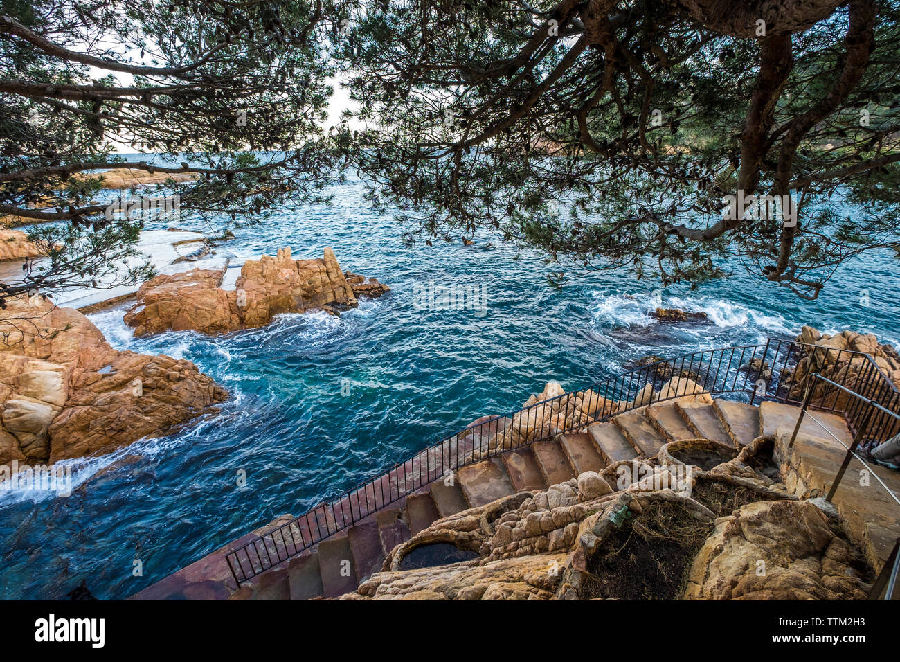Steps into sea hi-res stock photography and images - Alamy