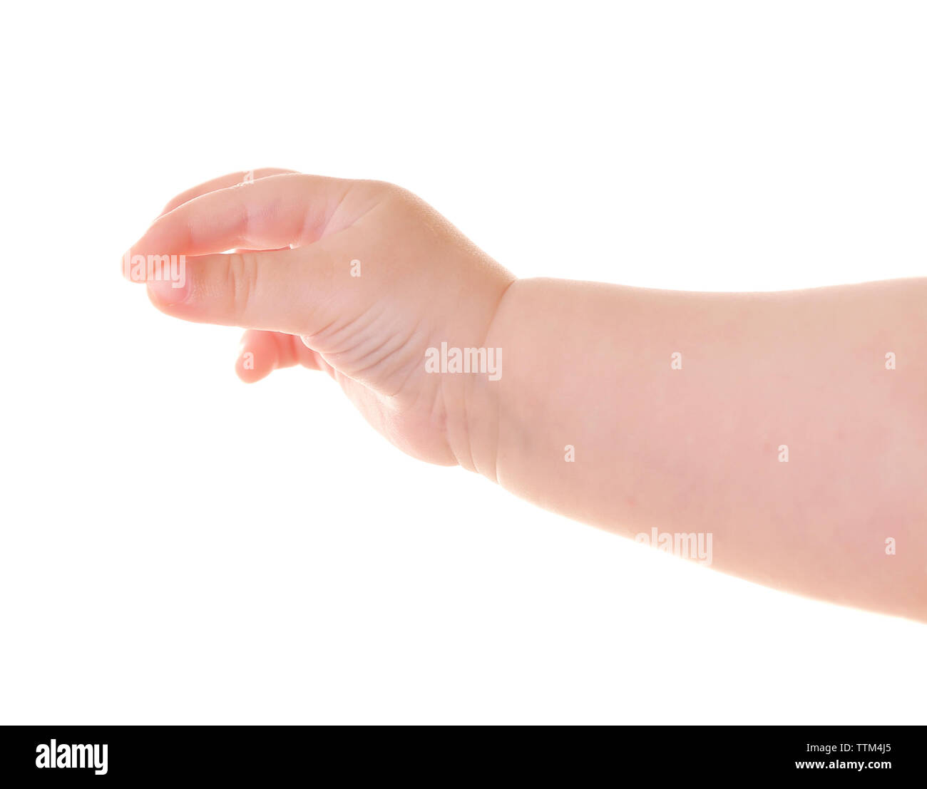 Baby's hand isolated on white Stock Photo - Alamy