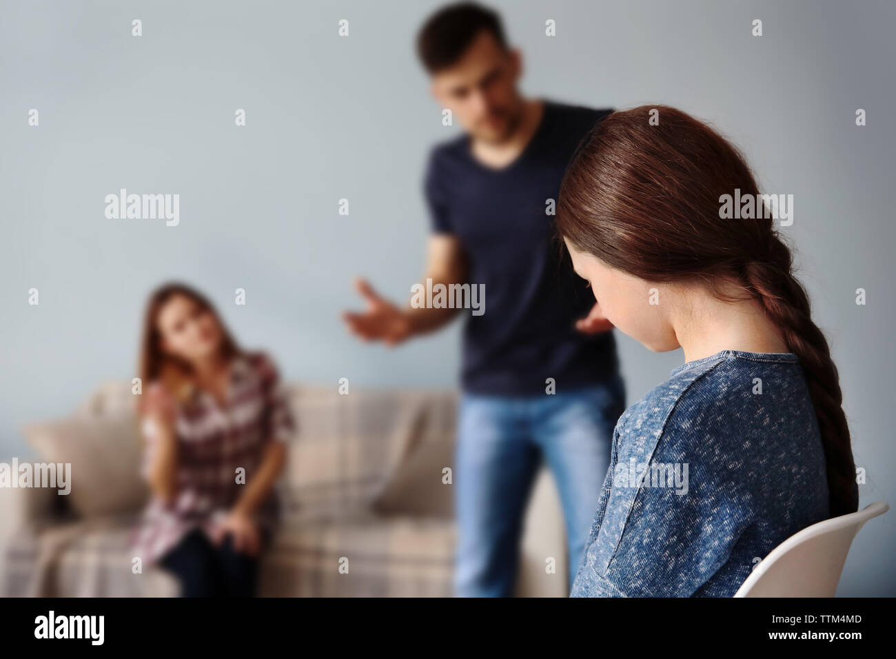 Problems with parents hi-res stock photography and images - Alamy
