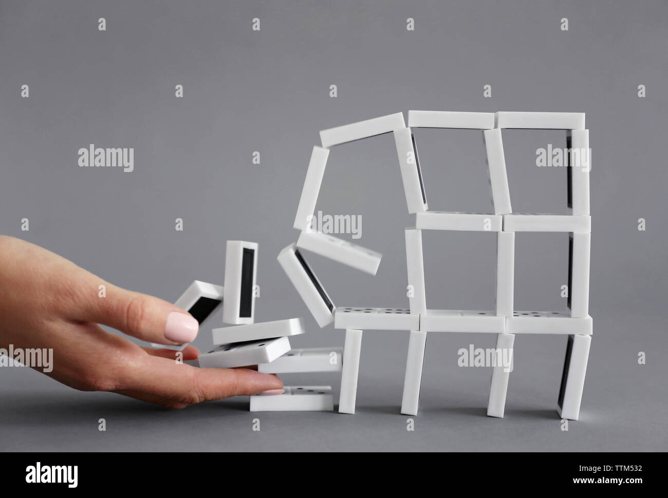 Breaking tiles hi-res stock photography and images - Alamy