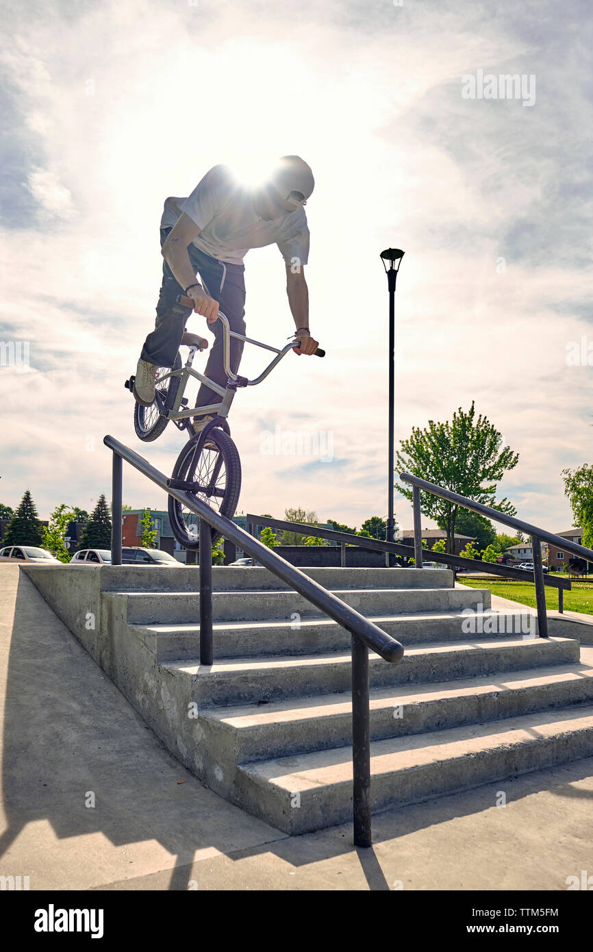 Bike railing hi-res stock photography and images - Alamy