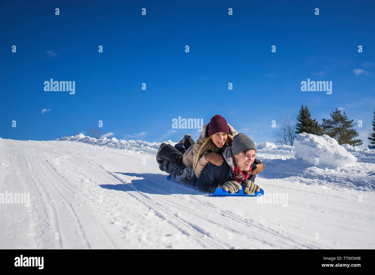 Downhill sled hi-res stock photography and images - Alamy