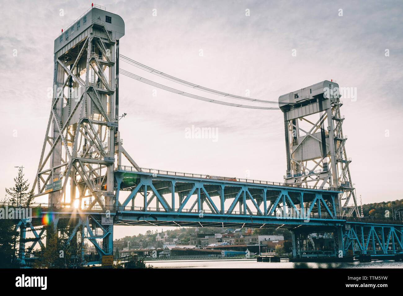 Portage lake lift bridge hi-res stock photography and images - Alamy