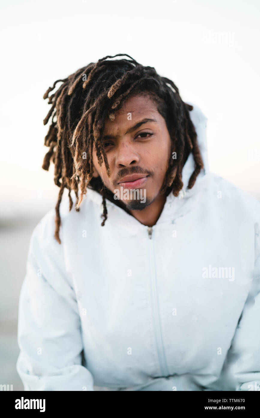 Serious mixed race man dreadlocks hi-res stock photography and images - Alamy