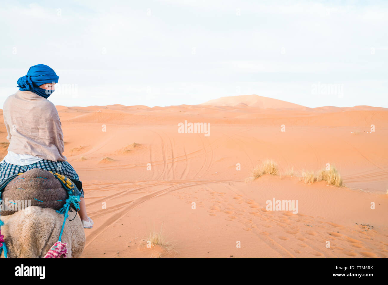 Woman riding camel hi-res stock photography and images - Alamy
