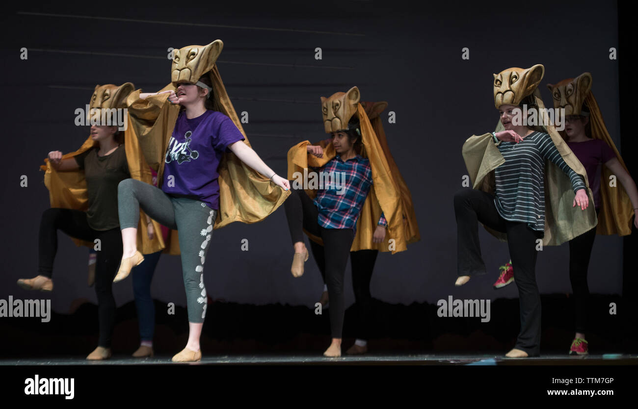 Lion king school theater hi-res stock photography and images - Alamy