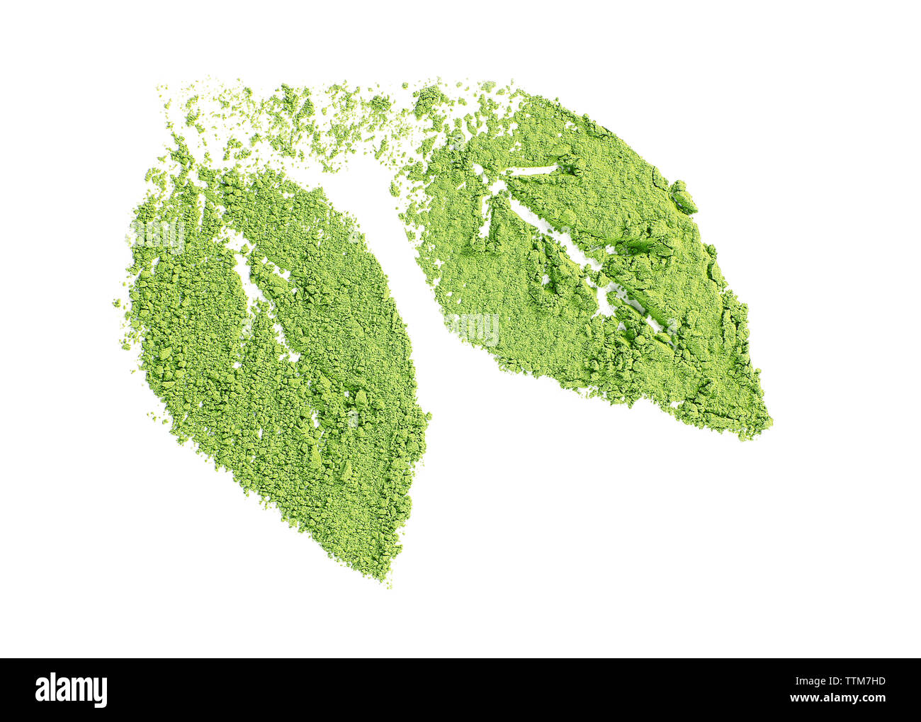 Matcha leaves Cut Out Stock Images & Pictures - Alamy