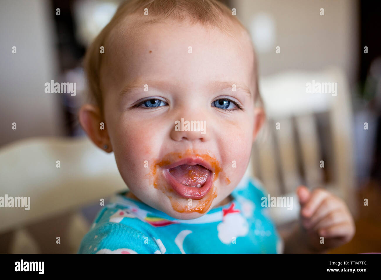 Messy mouth hi-res stock photography and images - Alamy