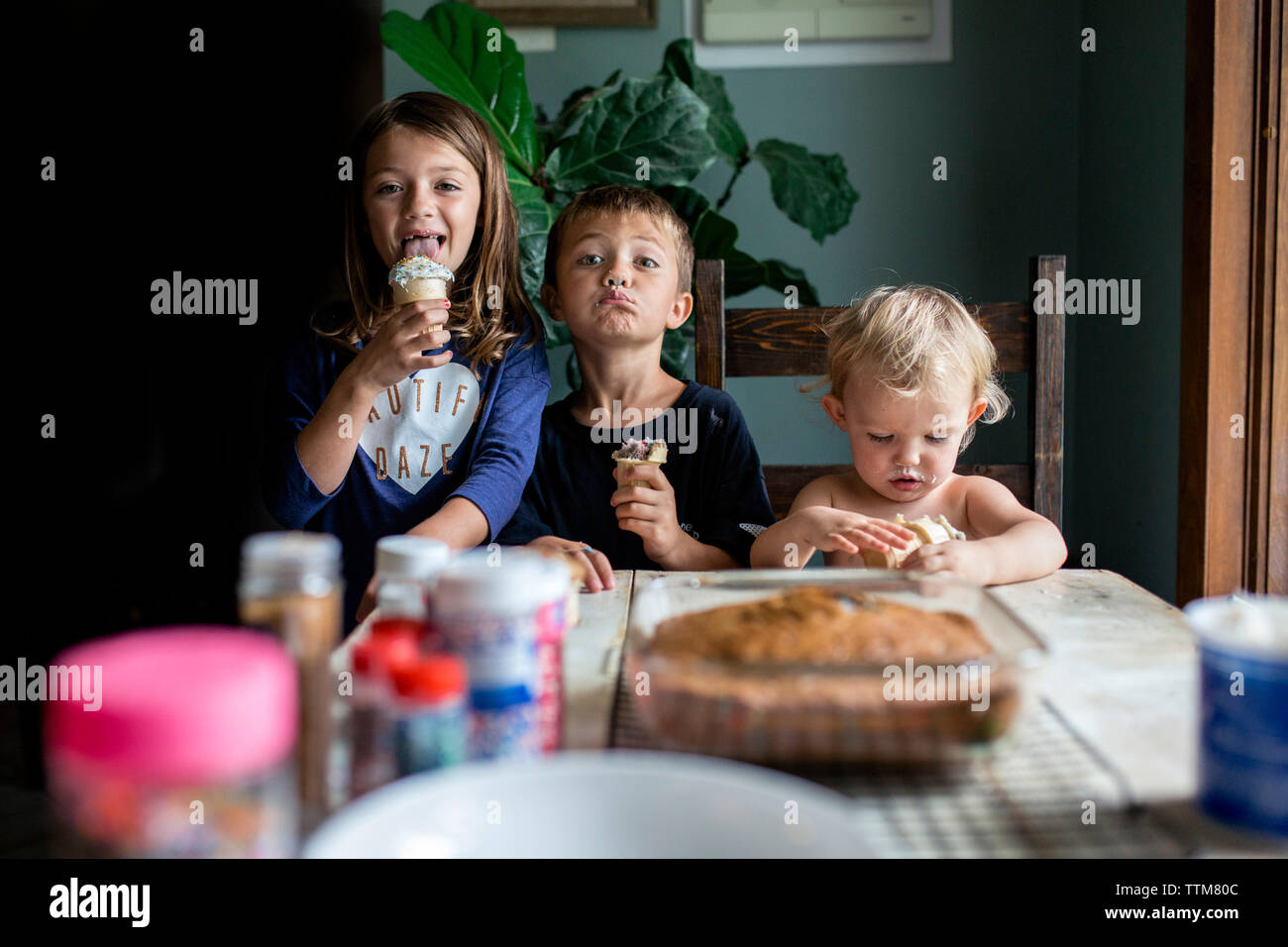Children being silly hi-res stock photography and images - Alamy