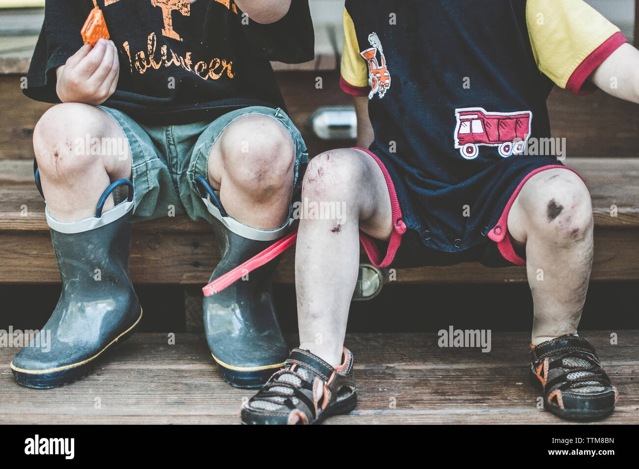 Dirty feet boy hi-res stock photography and images - Alamy