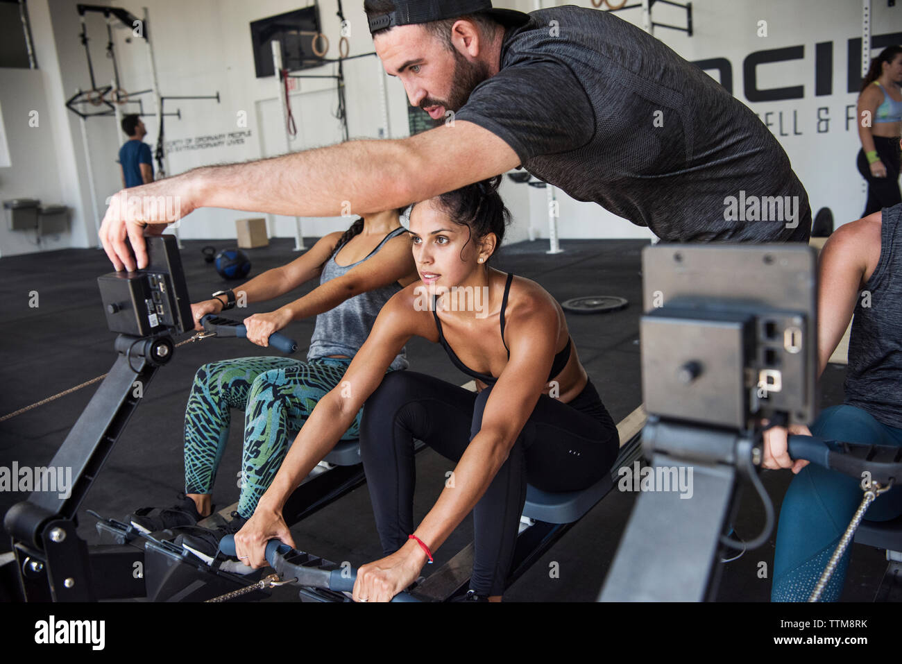 Male On Rowing Machine High Resolution Stock Photography and Images - Alamy