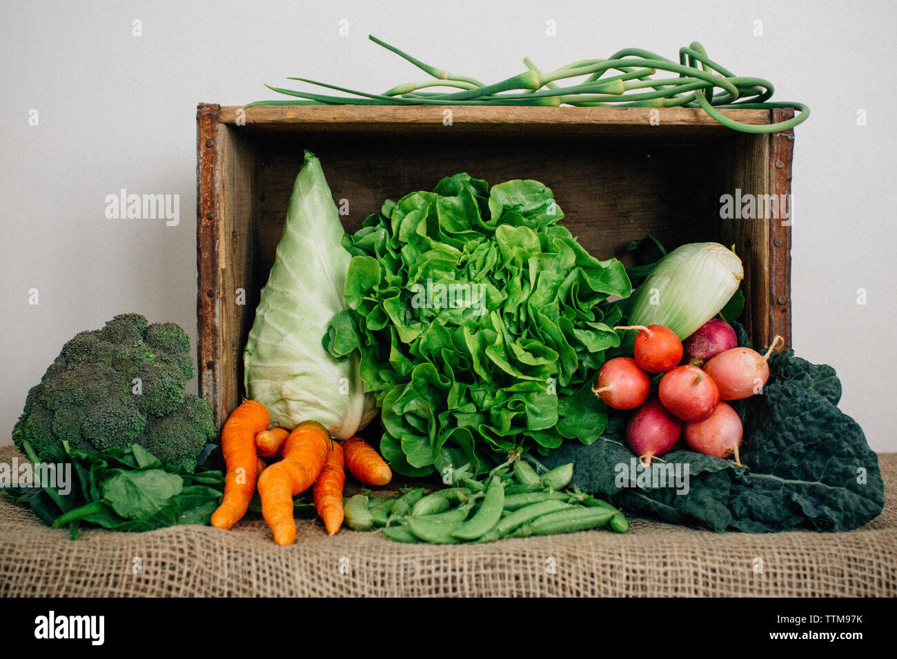Large box vegetables hi-res stock photography and images - Alamy