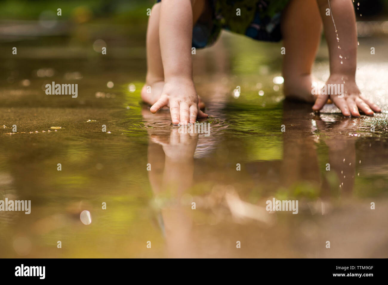 Puddle surface hi-res stock photography and images - Alamy