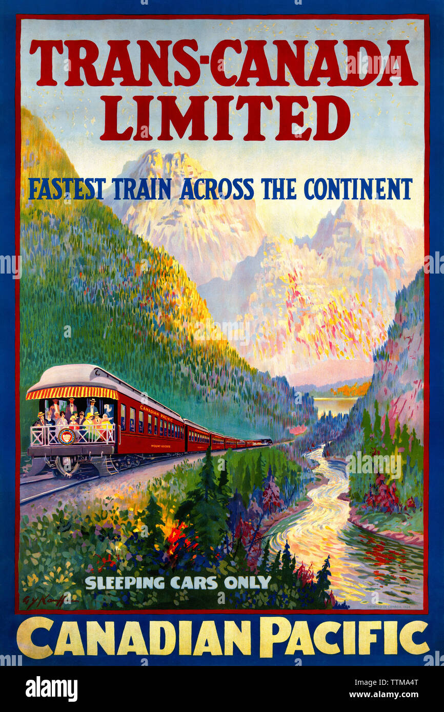 Train poster 1940 hi-res stock photography and images - Alamy