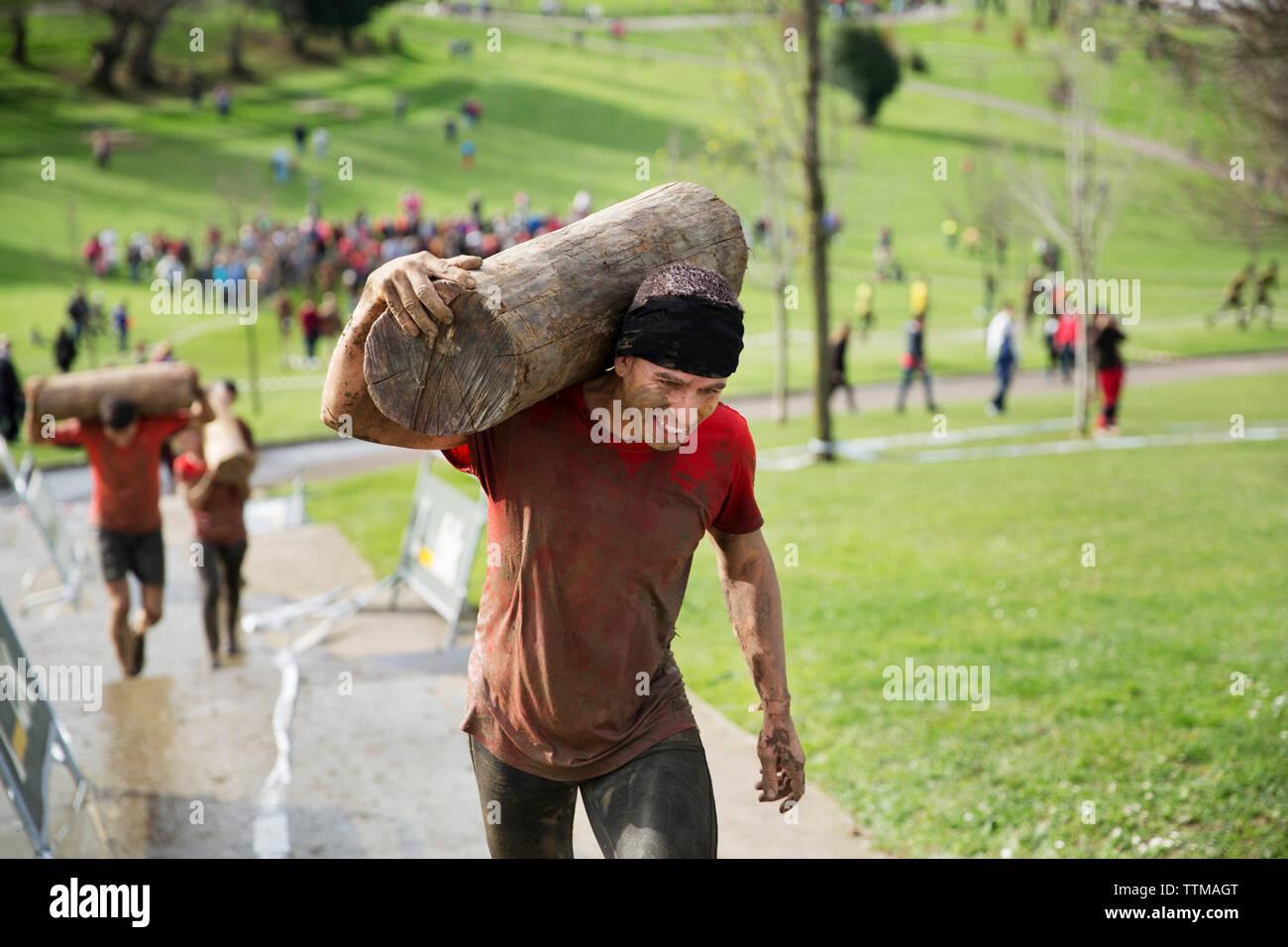 Carrying log hi-res stock photography and images - Alamy