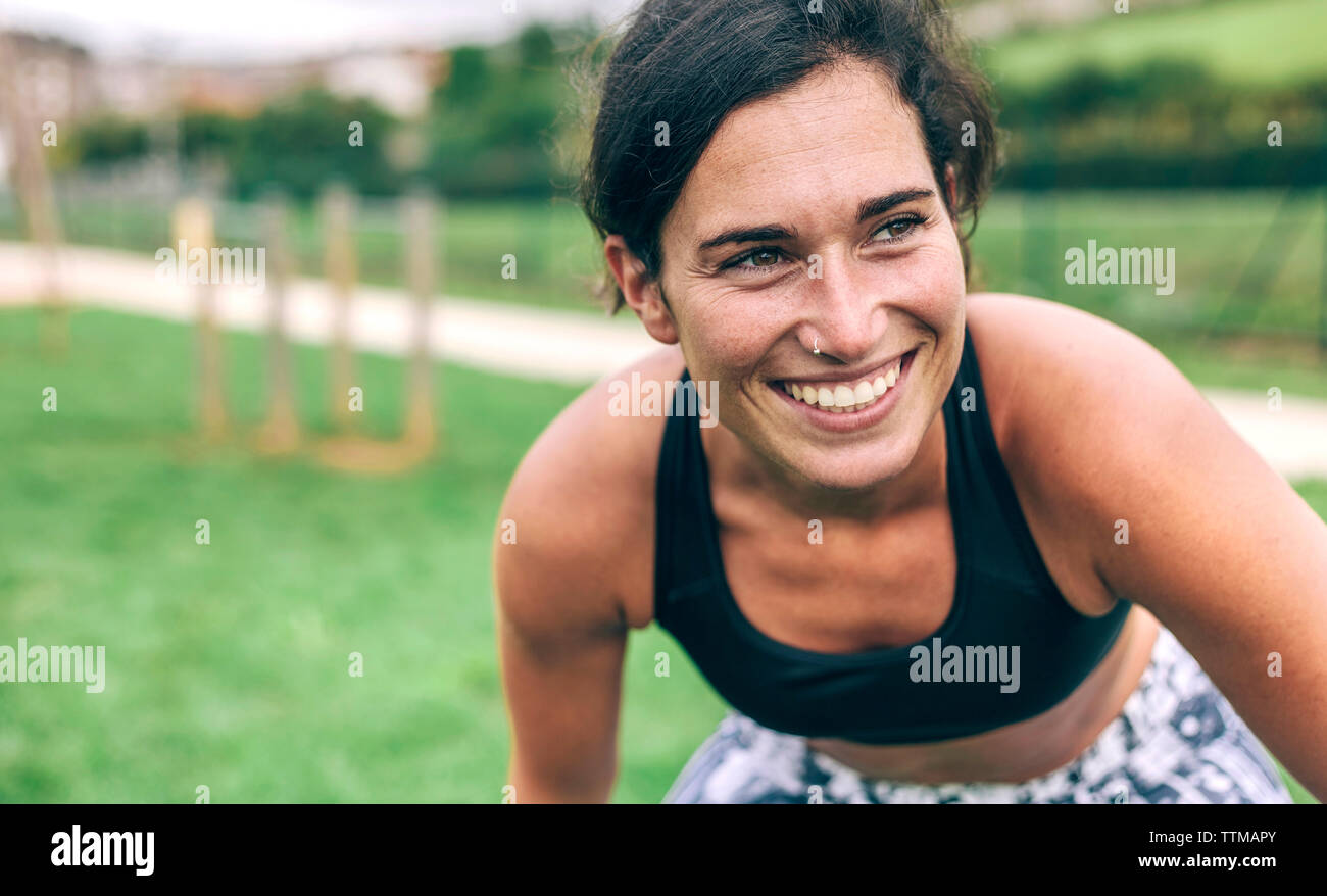 Bending woman hi-res stock photography and images - Alamy