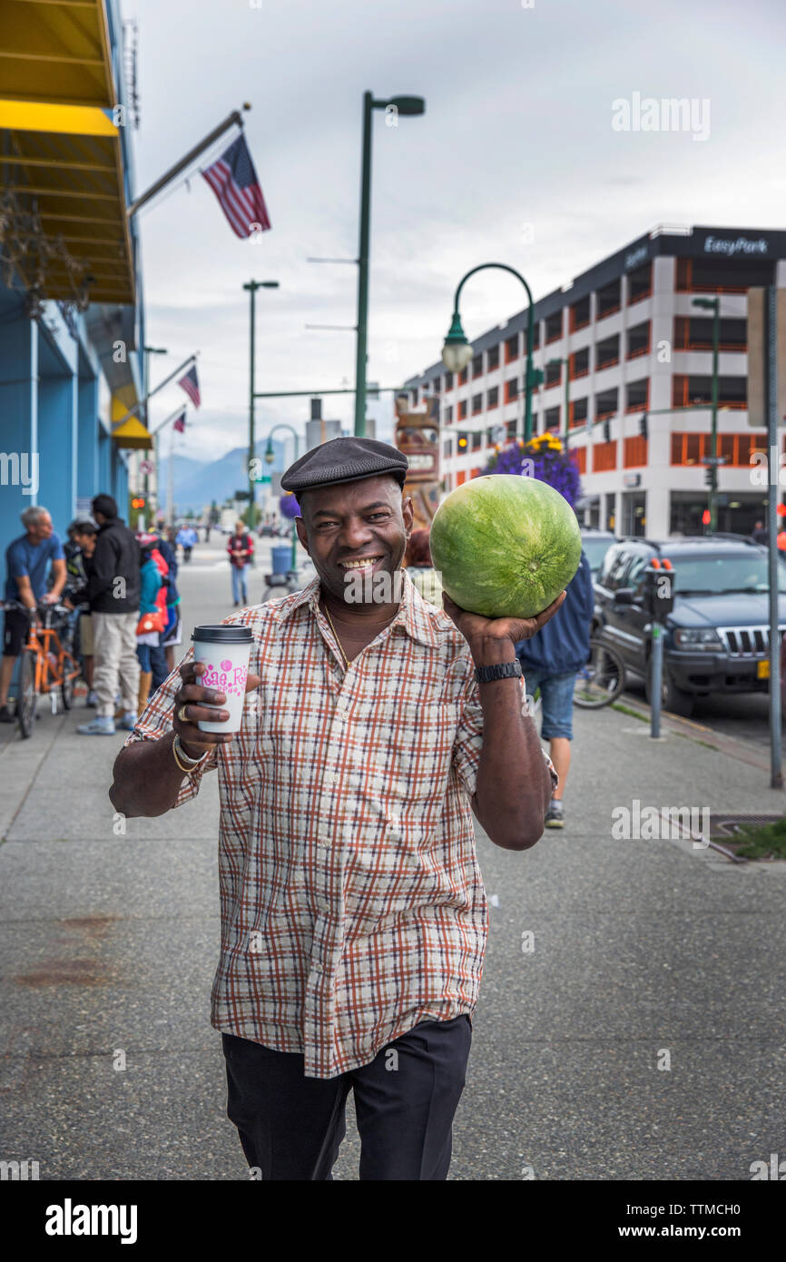 Downtown anchorage street hi-res stock photography and images - Alamy