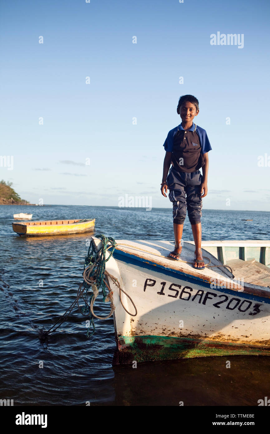 Mauritius boy portrait hi-res stock photography and images - Alamy