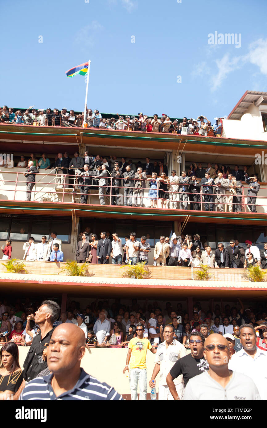 MAURITIUS; Port Louis; an international horse race draws thousands at ...