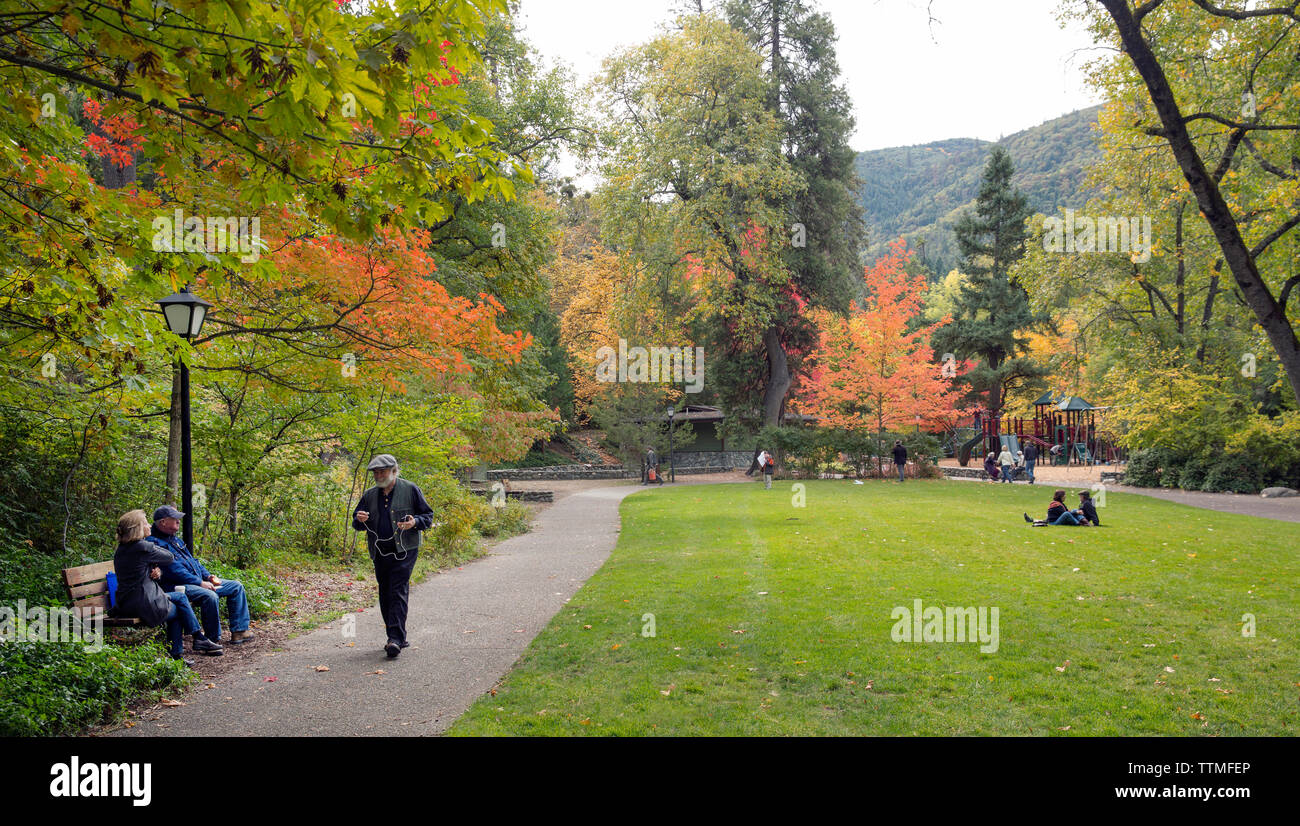USA, Oregon, Ashland, Lithia Park in the Fall Stock Photo - Alamy
