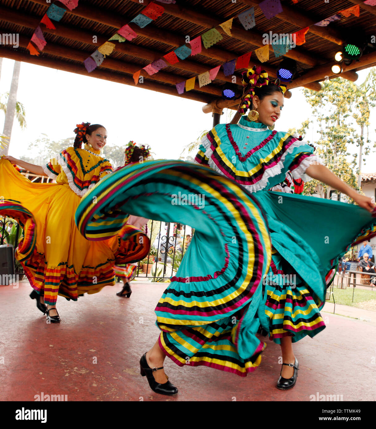 USA, California, San Diego, several members of Grupo Folklorico ...