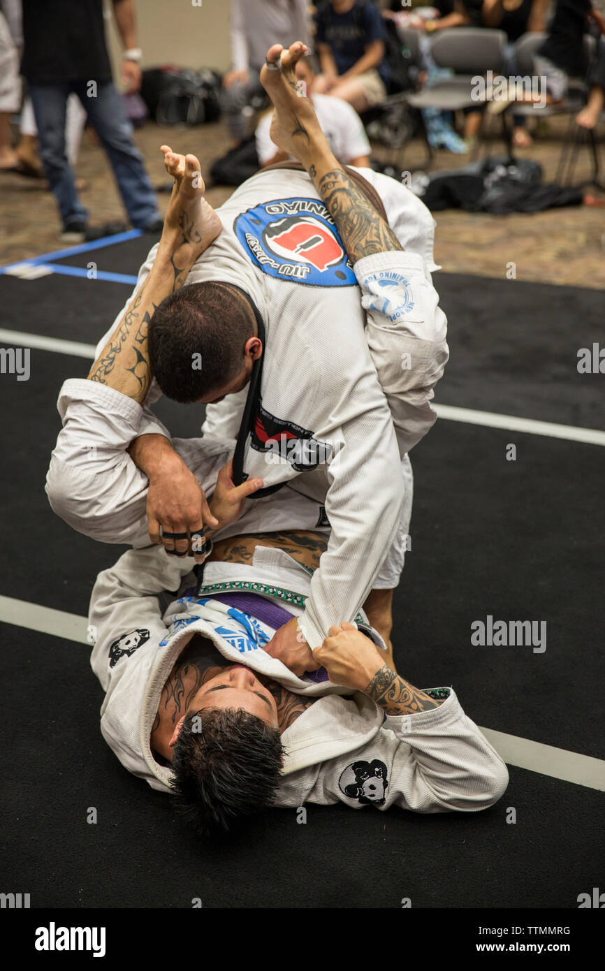 Two men grappling hi-res stock photography and images - Alamy